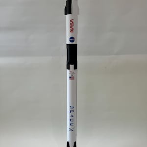Spacex Falcon 9 Crew Dragon Rocket Model - Scale 76 760mm 30inch ...
