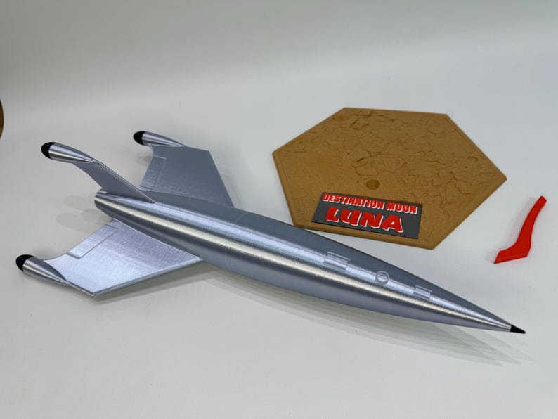 Luna From Destination Moon 1950 Sci-fi Rocket Ship Kit or Assembled ...