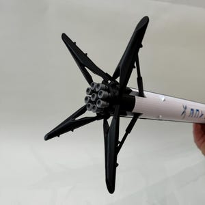 Spacex Falcon 9 Crew Dragon Rocket Model - Scale 76 760mm 30inch ...