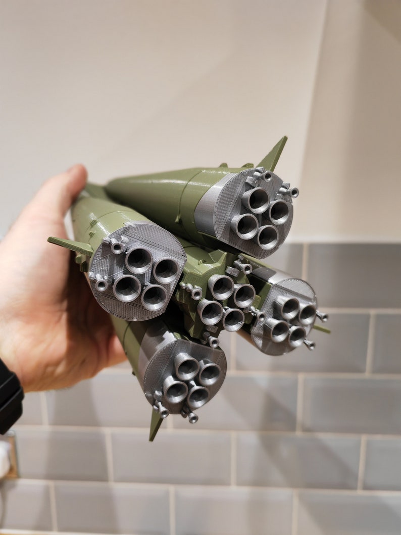 Soviet Missile R7 ICBM Ship Rocket Model 1:72 Scale 465mm - Etsy UK