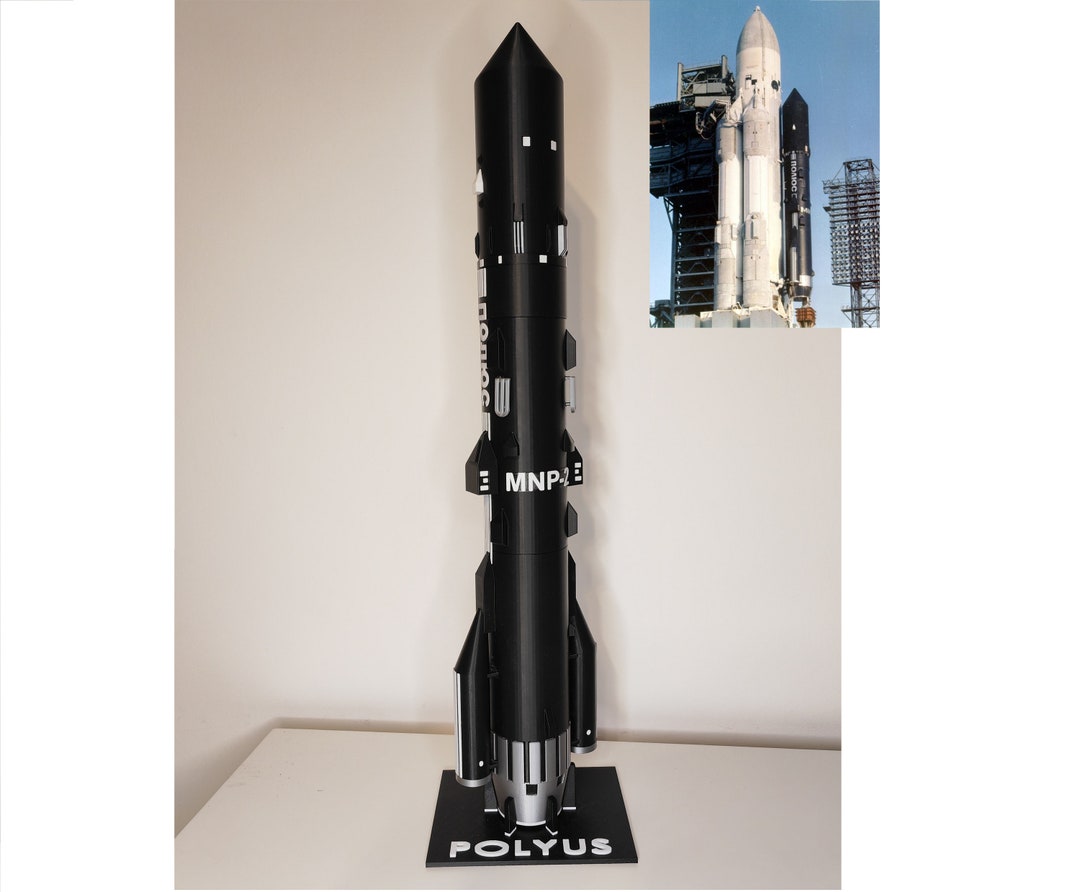 Polyus 1987 Spacecraft Model Rocket 1:72 Scale 500mm Polus Skif-dm GRAU ...