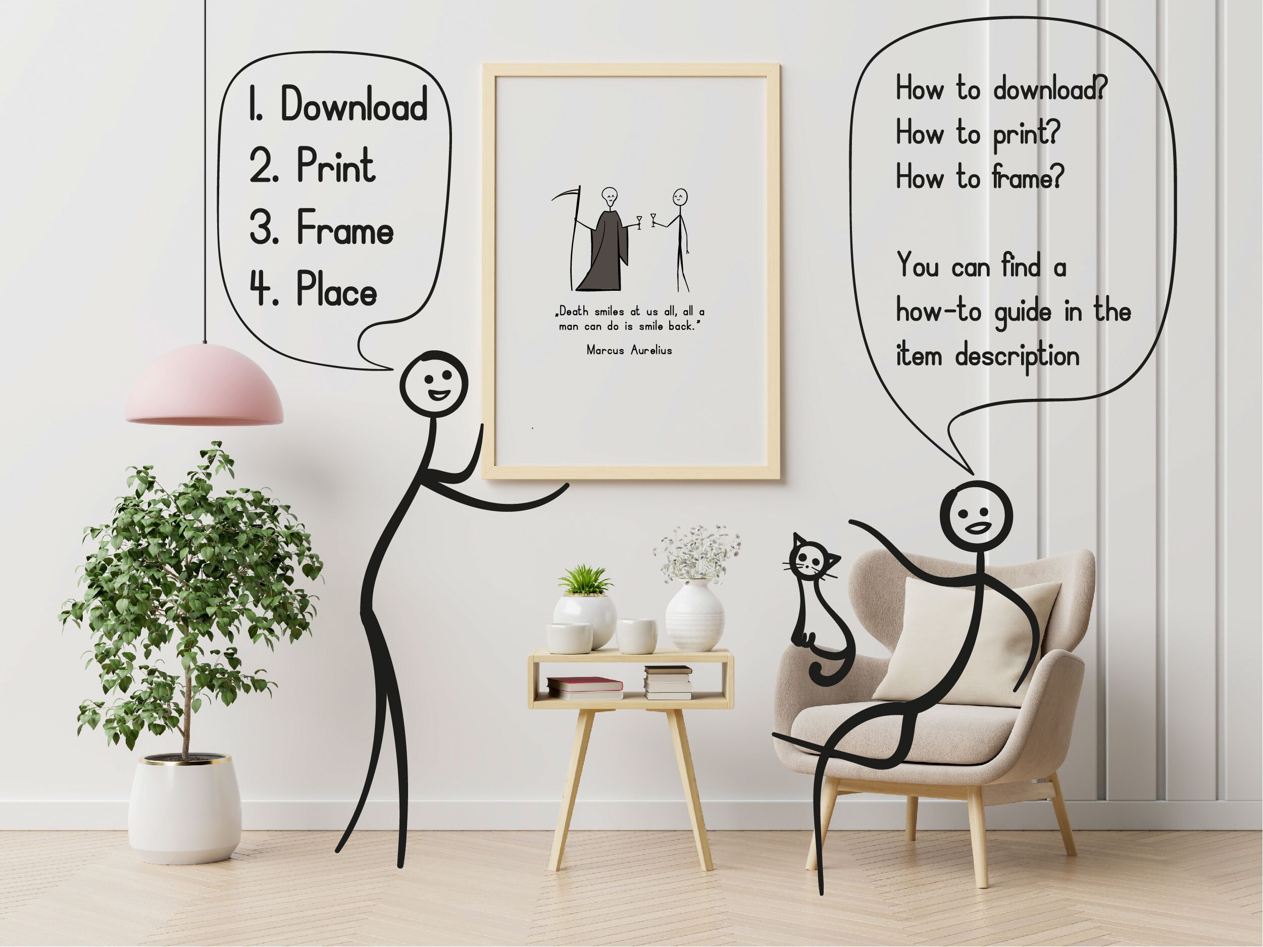 Marcus Aurelius "death" Quote Digital Print, Quotes About Life, Wall ...