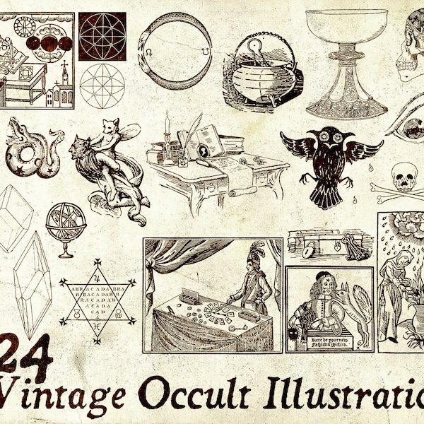 Occult Illustration - Etsy