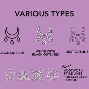 Wiccan Sigils & Symbols Clip Art Vector - Etsy