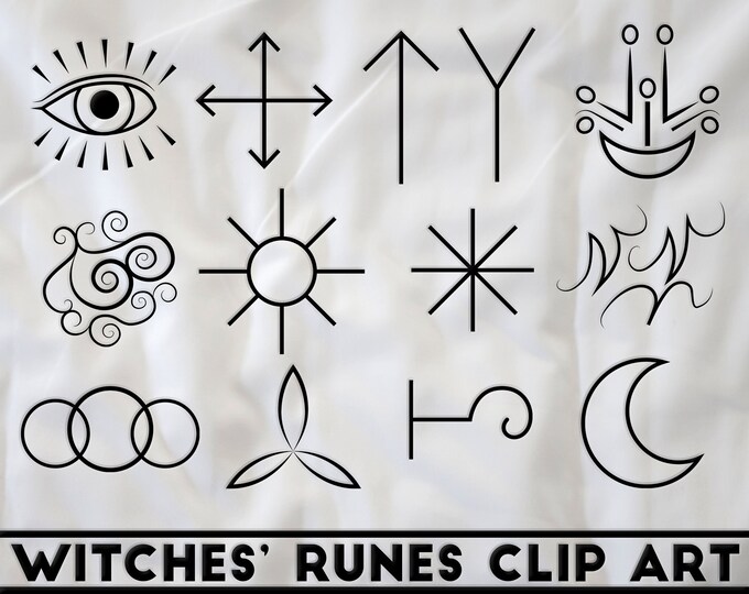 13 Witches Runes Grimoire Page - Etsy