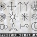 Witches Runes Clip Art - Etsy