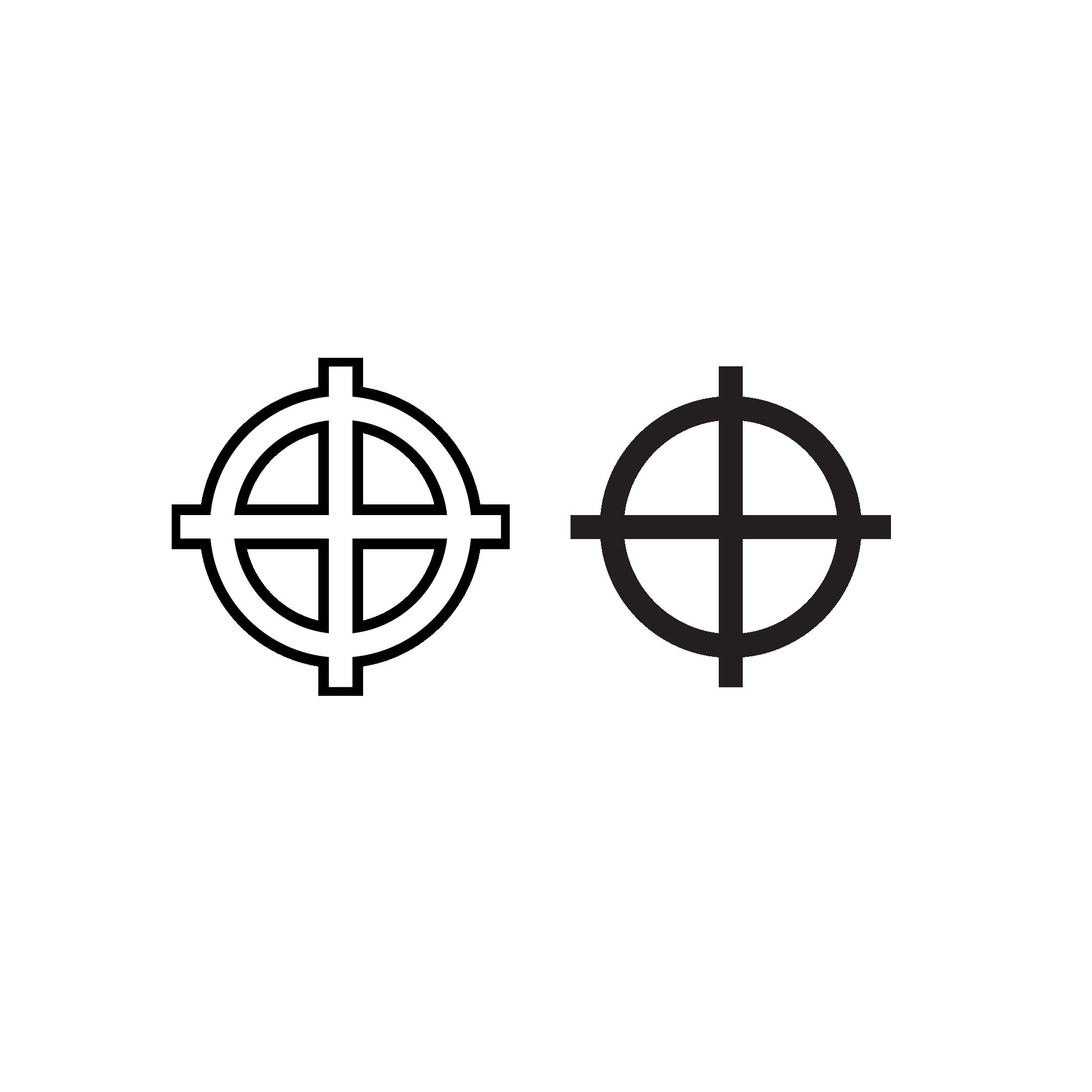 Wiccan Pagan Symbols Clip Art Vector Etsy