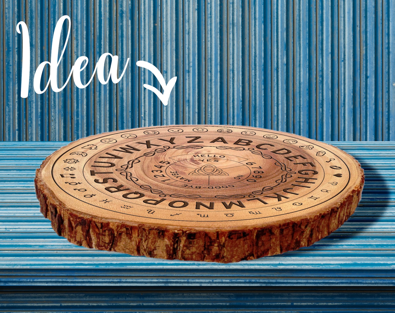Printable Ouija Board or Spirit Circle Design With Emojis! - Etsy