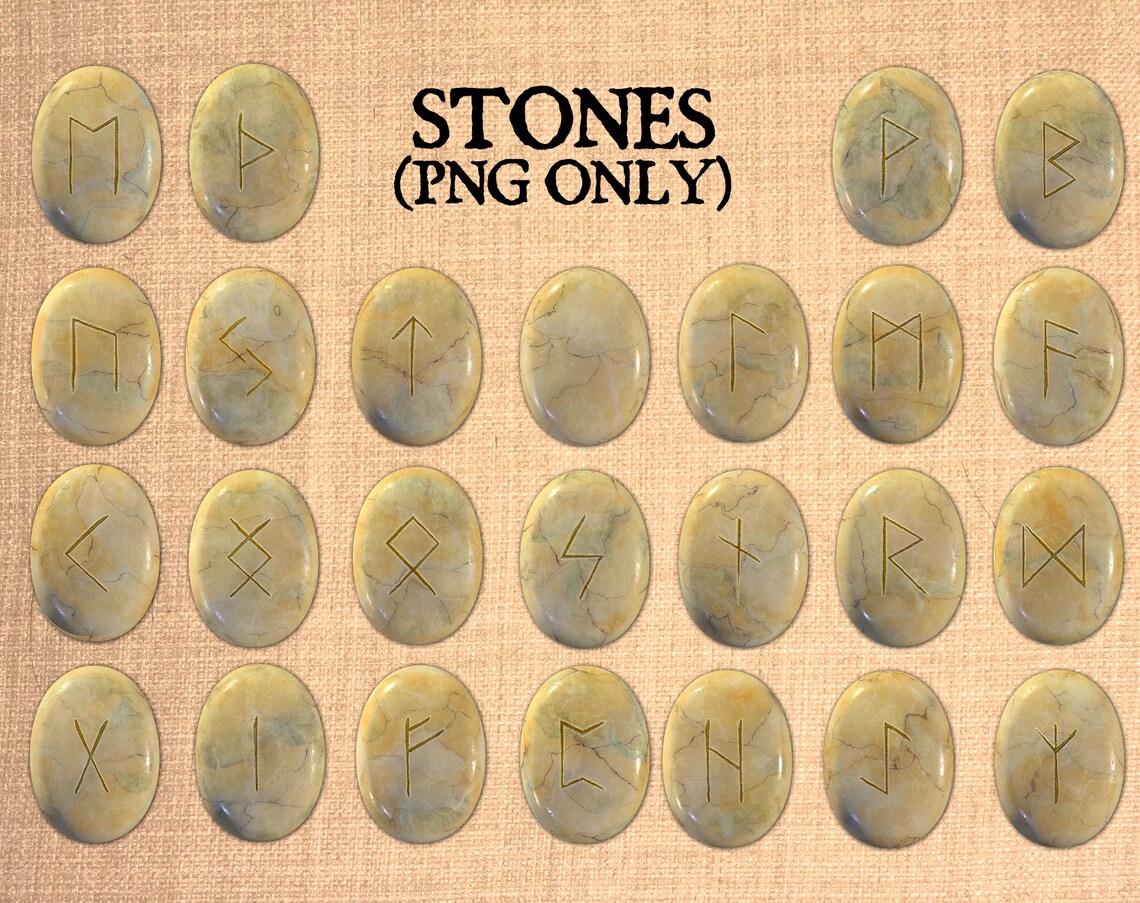 Norse Runes Clip Art Vector and PNG - Etsy