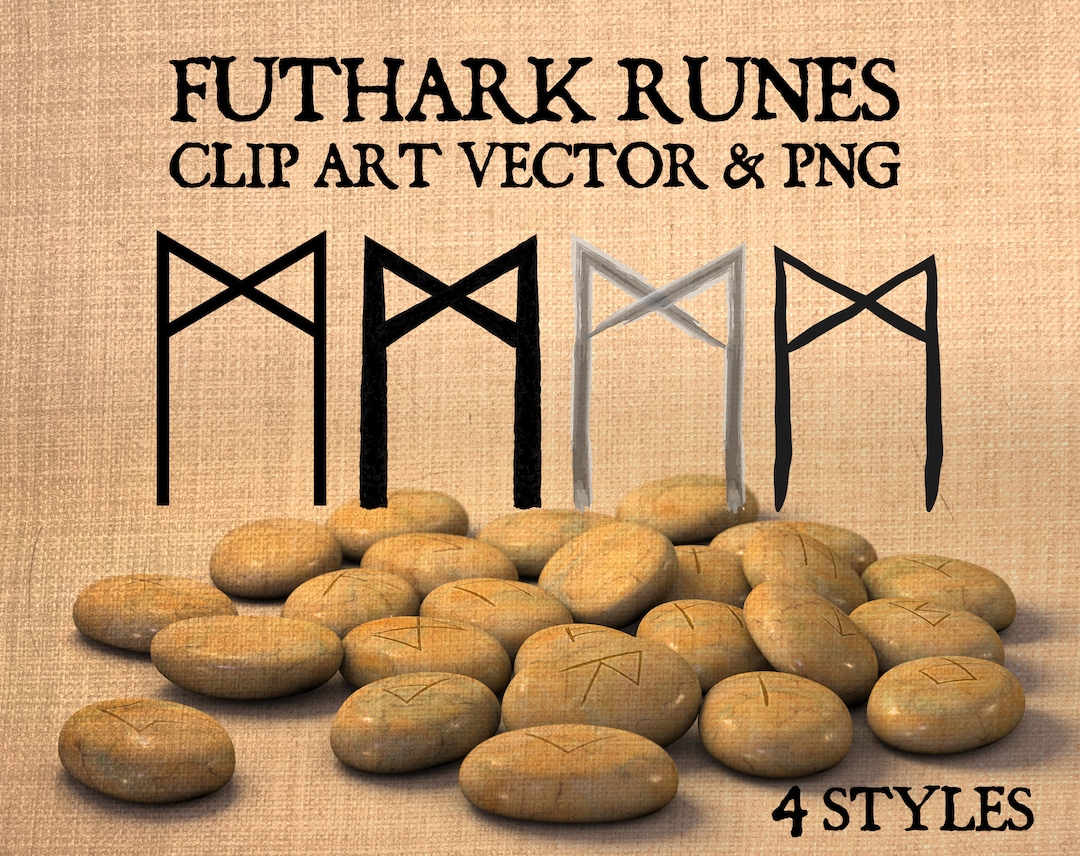 Norse Runes Clip Art Vector and PNG - Etsy Australia
