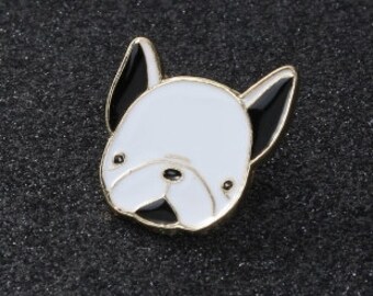 Boston Terrier Enamel Pin - Etsy