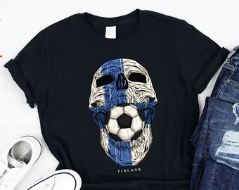 Finnish Flag Skull - Etsy