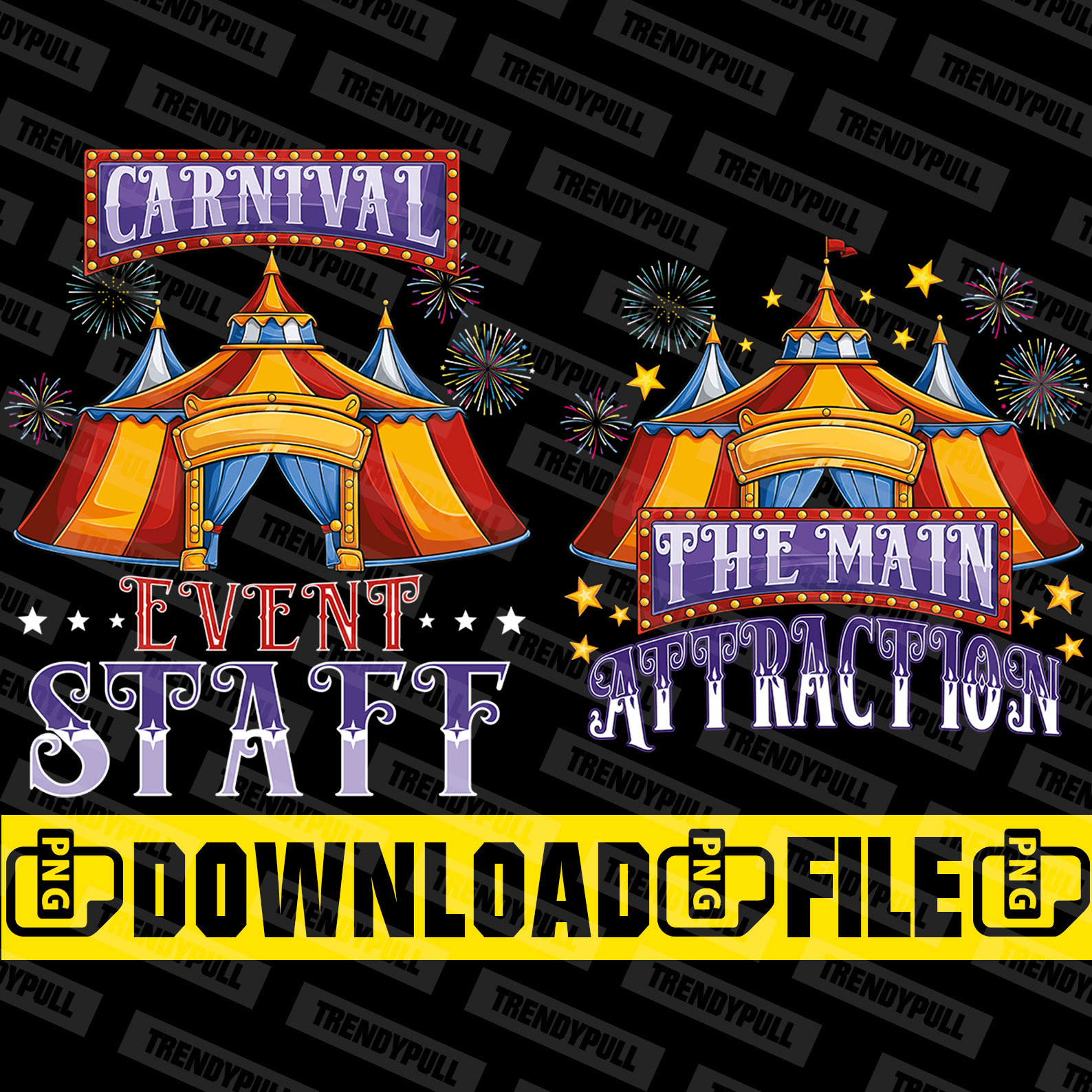 Circus Event Staff PNG Circus the Main Attraction Png Circus - Etsy