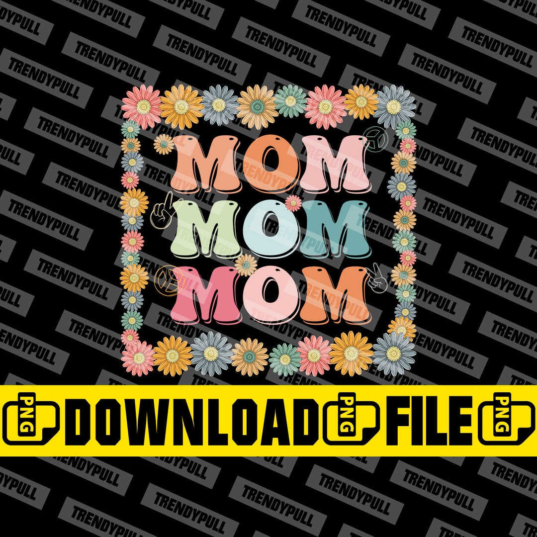 Groovy Mom PNG Retro Mom PNG Groovy Design File for - Etsy