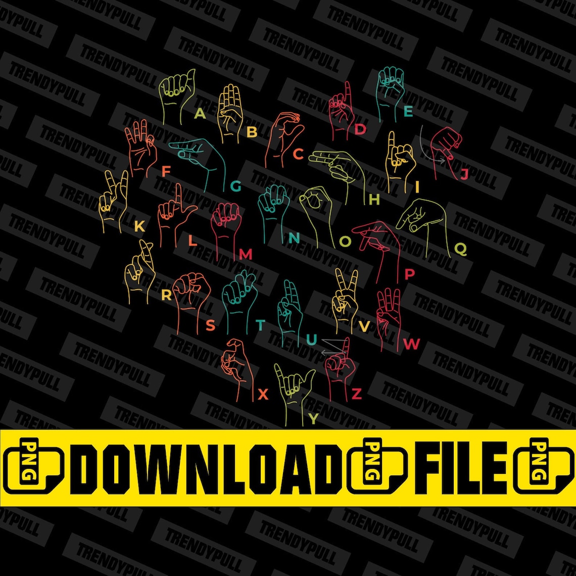 Sign Language Heart PNG Digital Download Sign Language PNG - Etsy