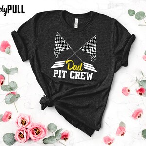 Dad Pit Crew T Shirt,tank Top, Hoodie, Sweatshirt, Mens Papa Pit Crew ...