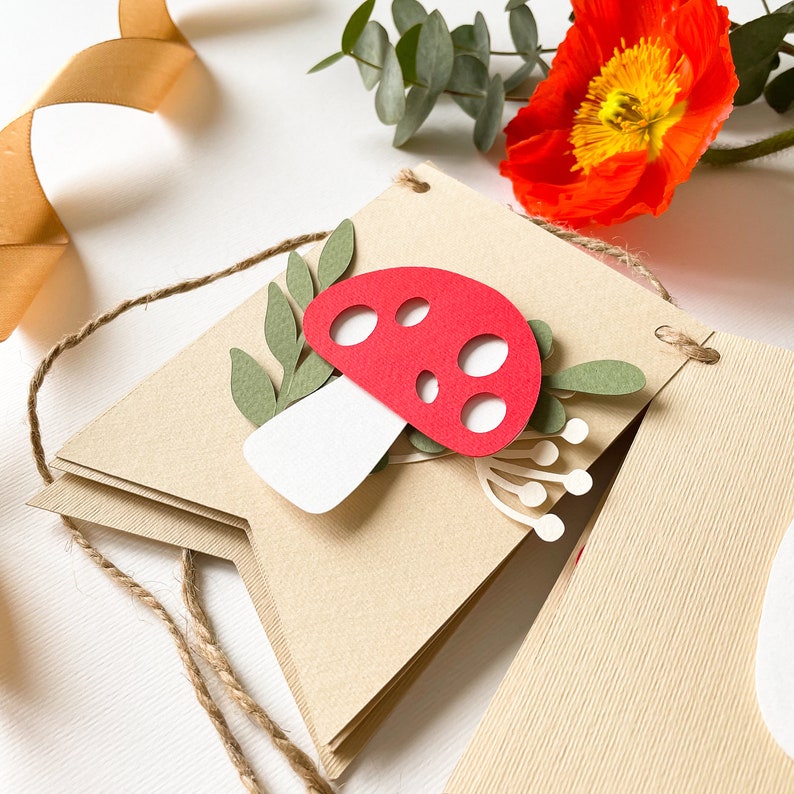 Mushroom Birthday Banner Happy Birthday Banner Mushroom First Birthday ...