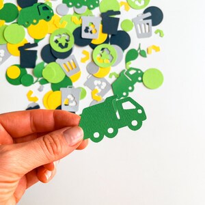 Garbage Truck Confetti - Trash Bash Birthday Party Decorations - Etsy