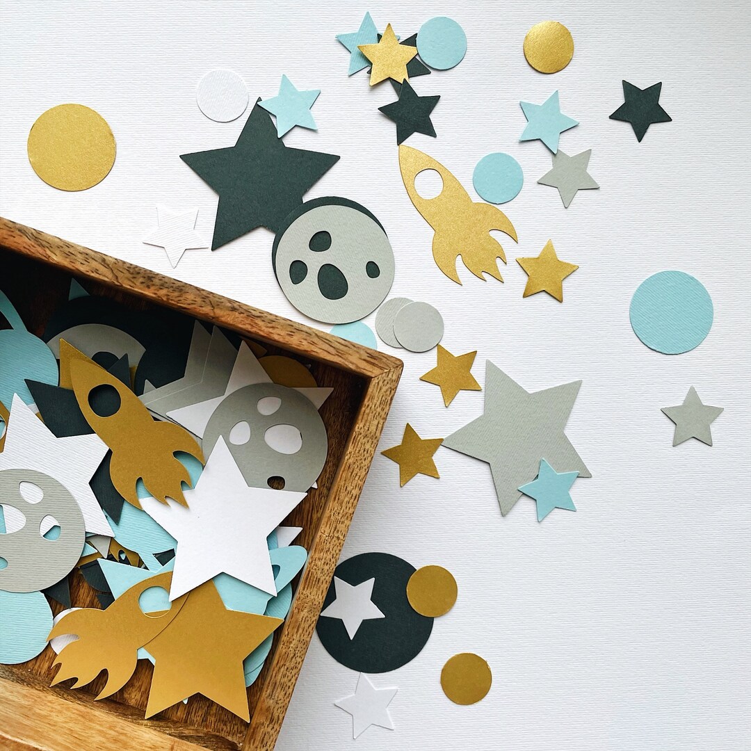Space Party Confetti First Trip Around the Sun Boy 1st - Etsy