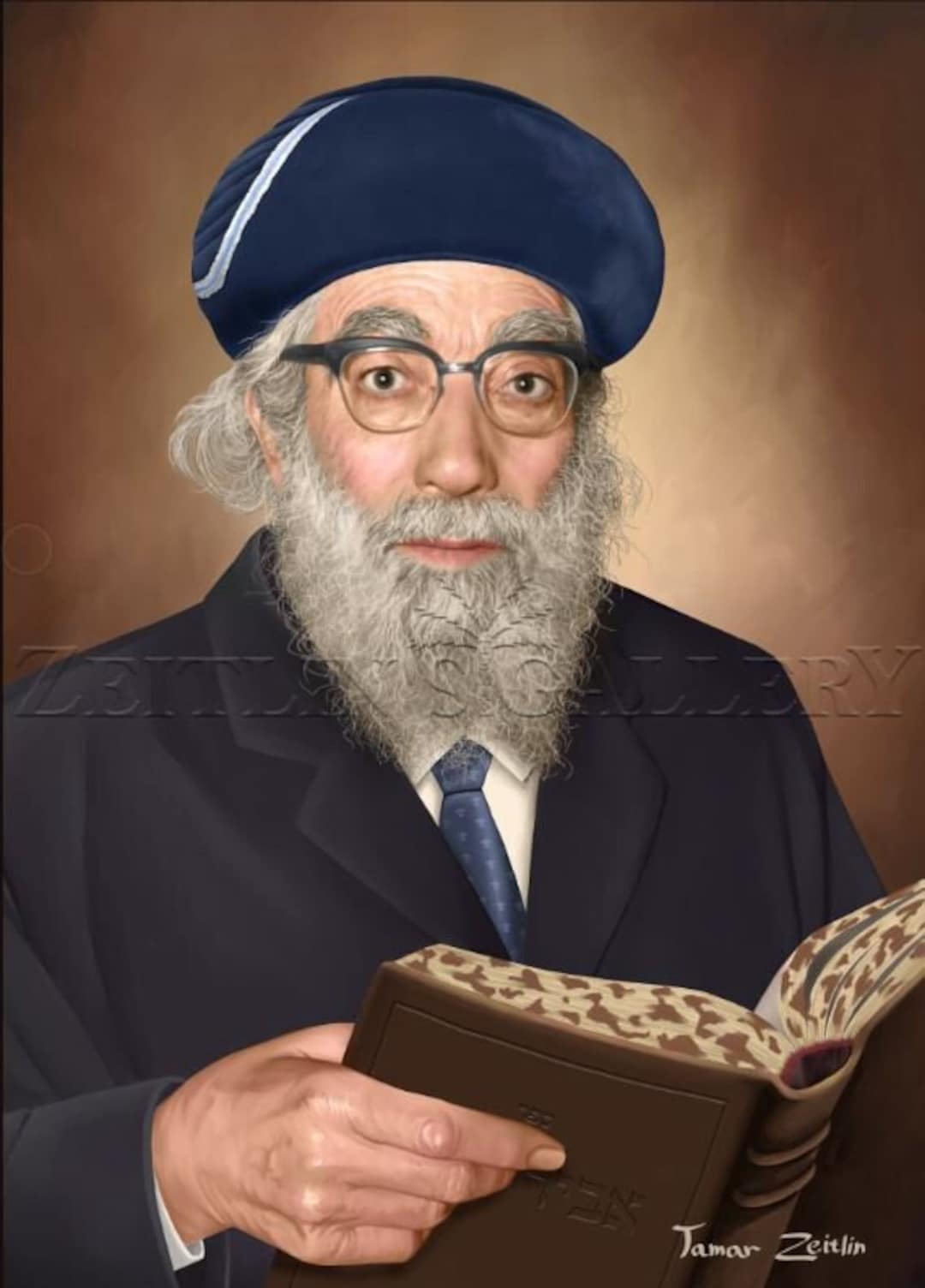 The Baba Haki - Rabbi Yitzhak Abuhatzeira - Print on Canvas - Rolled up ...