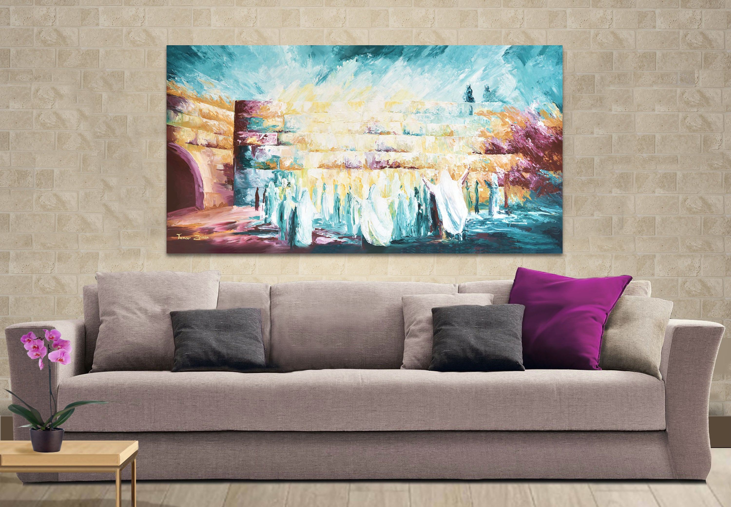 Western Wall Kotel Painting Jerusalem Art Jewish Art Soul - Etsy