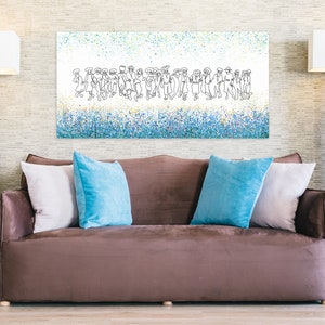 Chassidim Dancing - Jewish Happiness- Jerusalem Art ,modern Wall Art ...