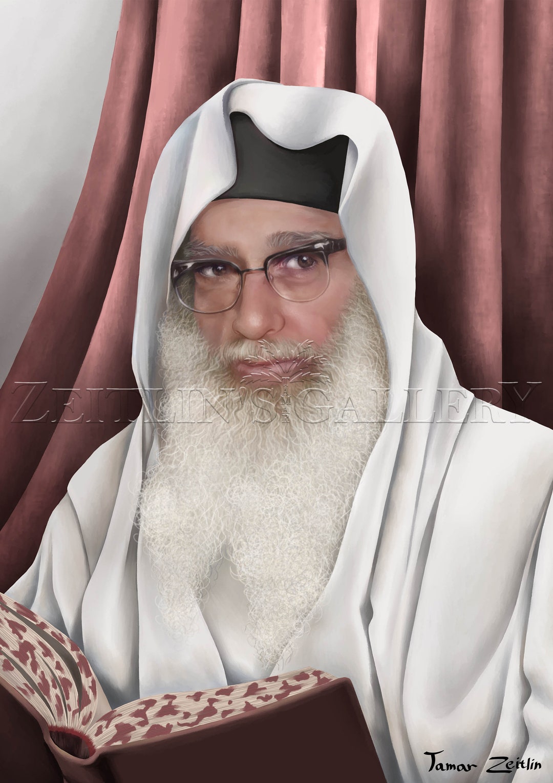 Baba Meir - Rabbi Meir Abuhatzeira - Print on Canvas - Rolled up in a ...