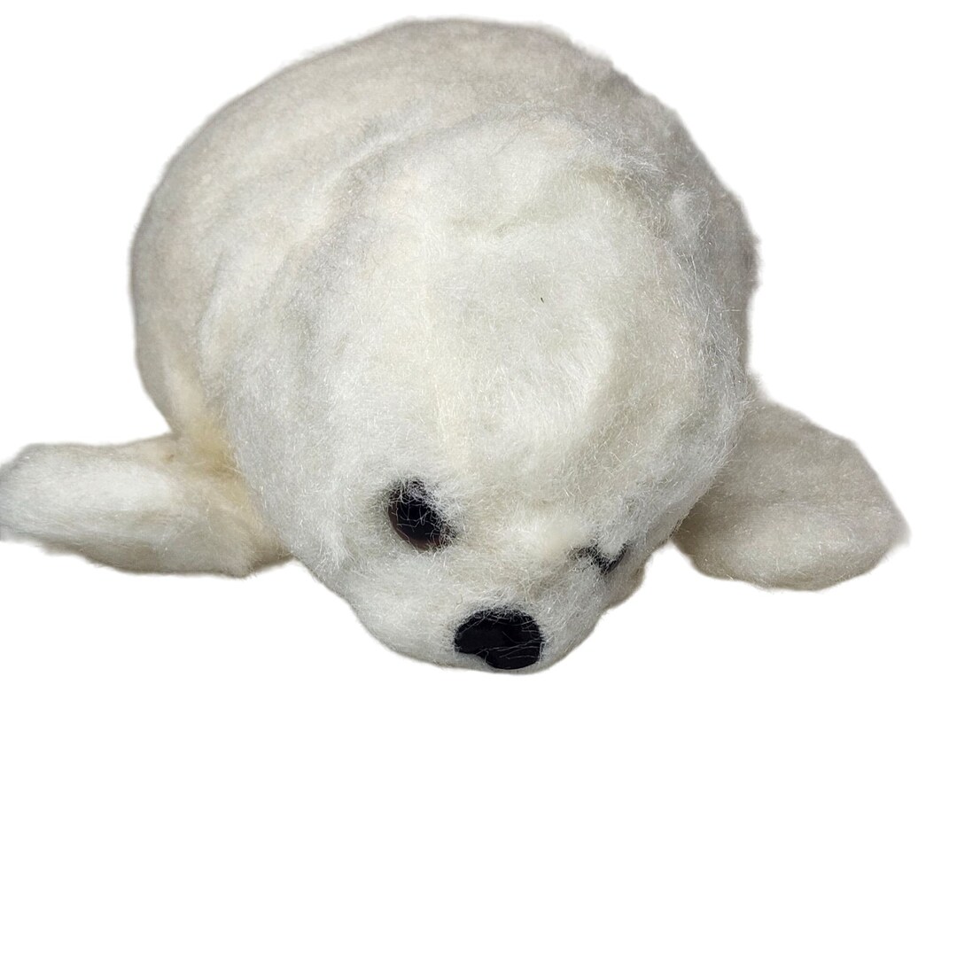 Vintage Folkmanis Furry Folk Hand Puppet Plush Baby Harp Seal White - Etsy