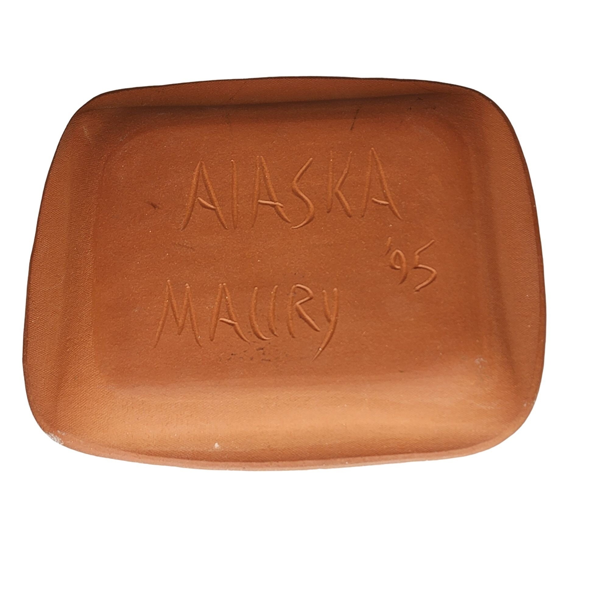 Vintage Alaskan Potters Toni & Kirby Maury Art Pottery Hand Painted ...