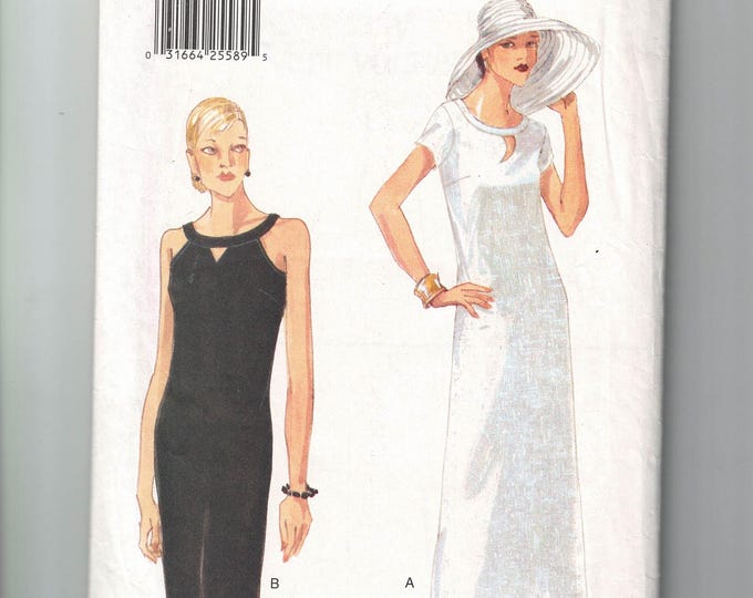 Vintage Vogue Sewing Pattern 9648 Dress A-line Slightly Tapered Very ...
