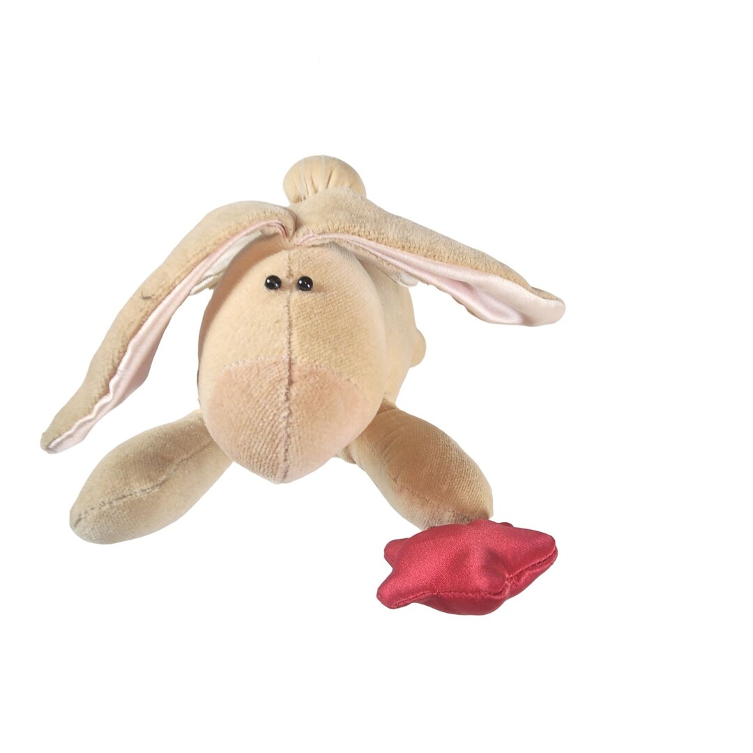 1980 Dakin Anne Klocko Designer Plush Mobile Flying Rabbit Wings Floppy ...