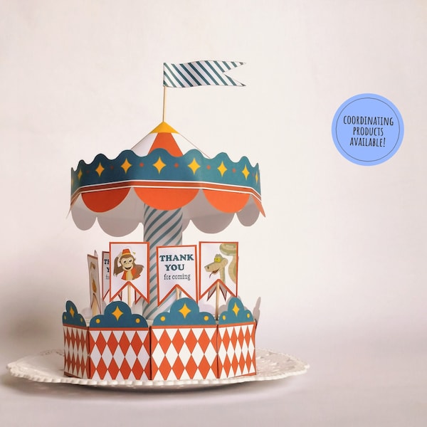 Carousel Papercraft - Etsy