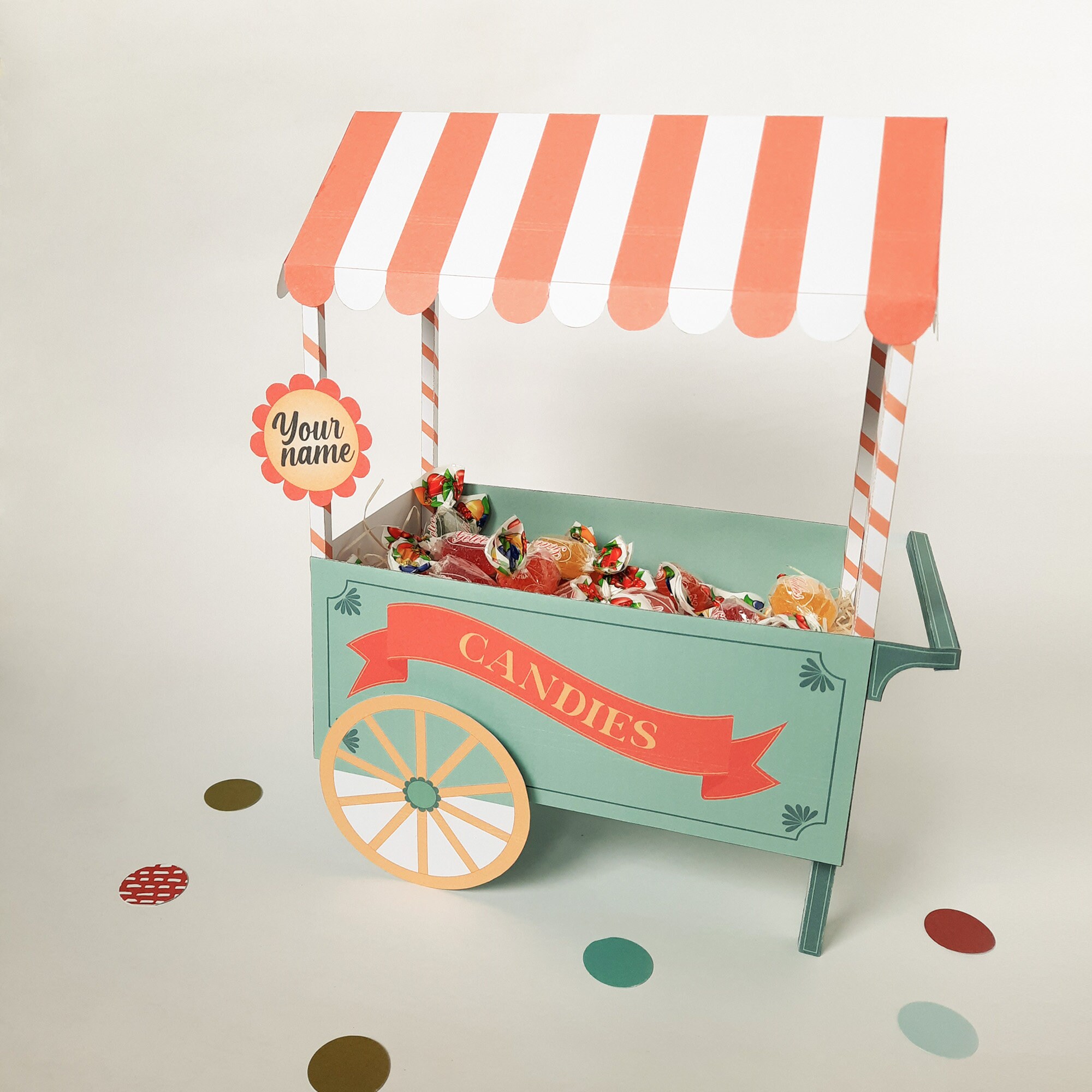 Candy Cart Good for a Carnival Birthday Printable Candy - Etsy Canada