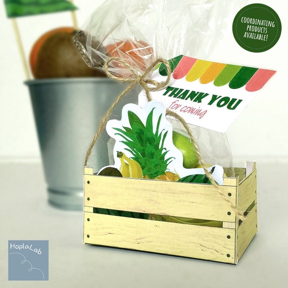 PRINTABLE FRUIT BOX for tutti Frutti Party Gift - Etsy