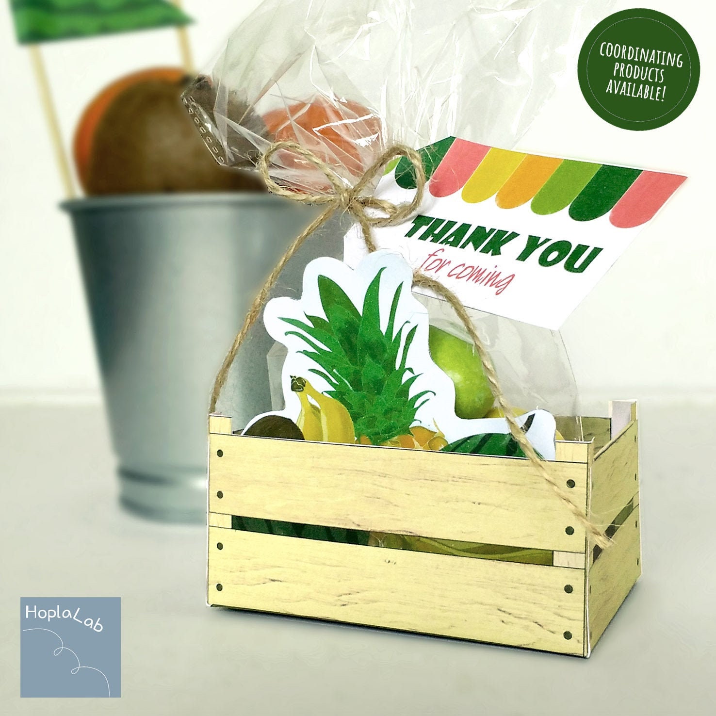 PRINTABLE FRUIT BOX for tutti Frutti Party Gift - Etsy