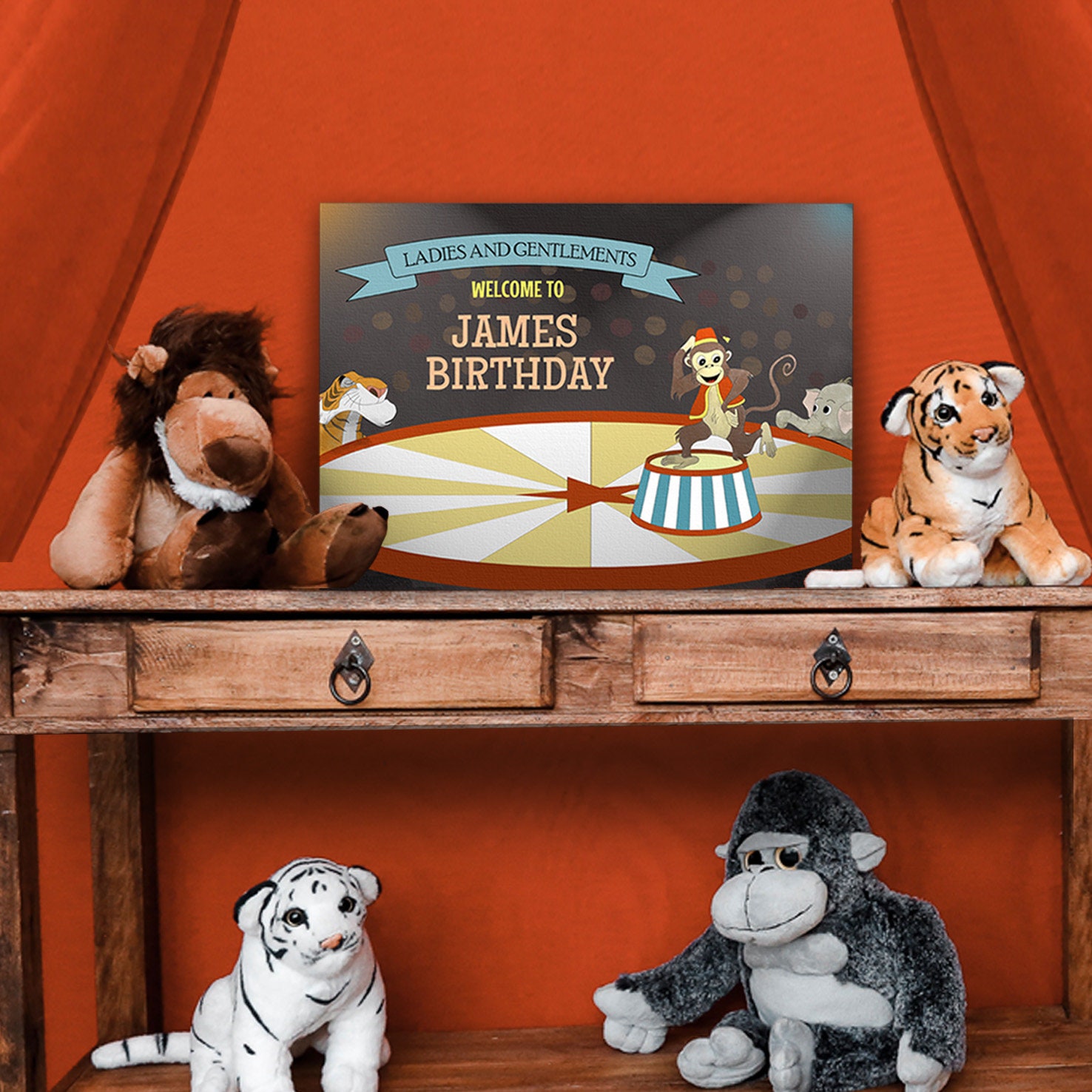 PRINTABLE WELCOME SIGN for a Circus Themed Party Customizable - Etsy