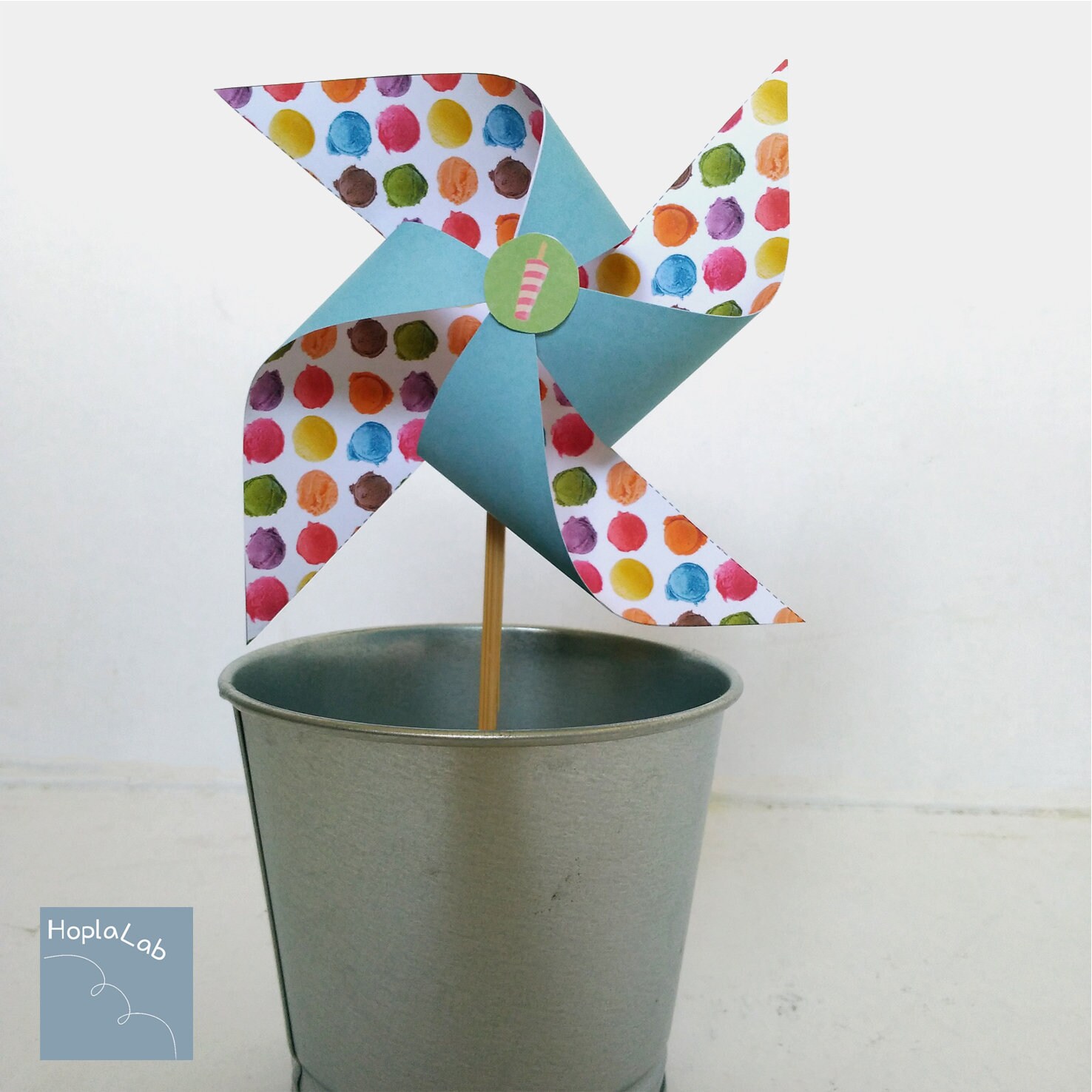 PRINTABLE PINWHEELS for an Ice Cream-themed Party Printable - Etsy