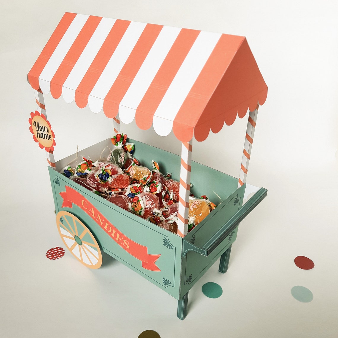Candy Cart Good for a Carnival Birthday Printable Candy - Etsy Canada