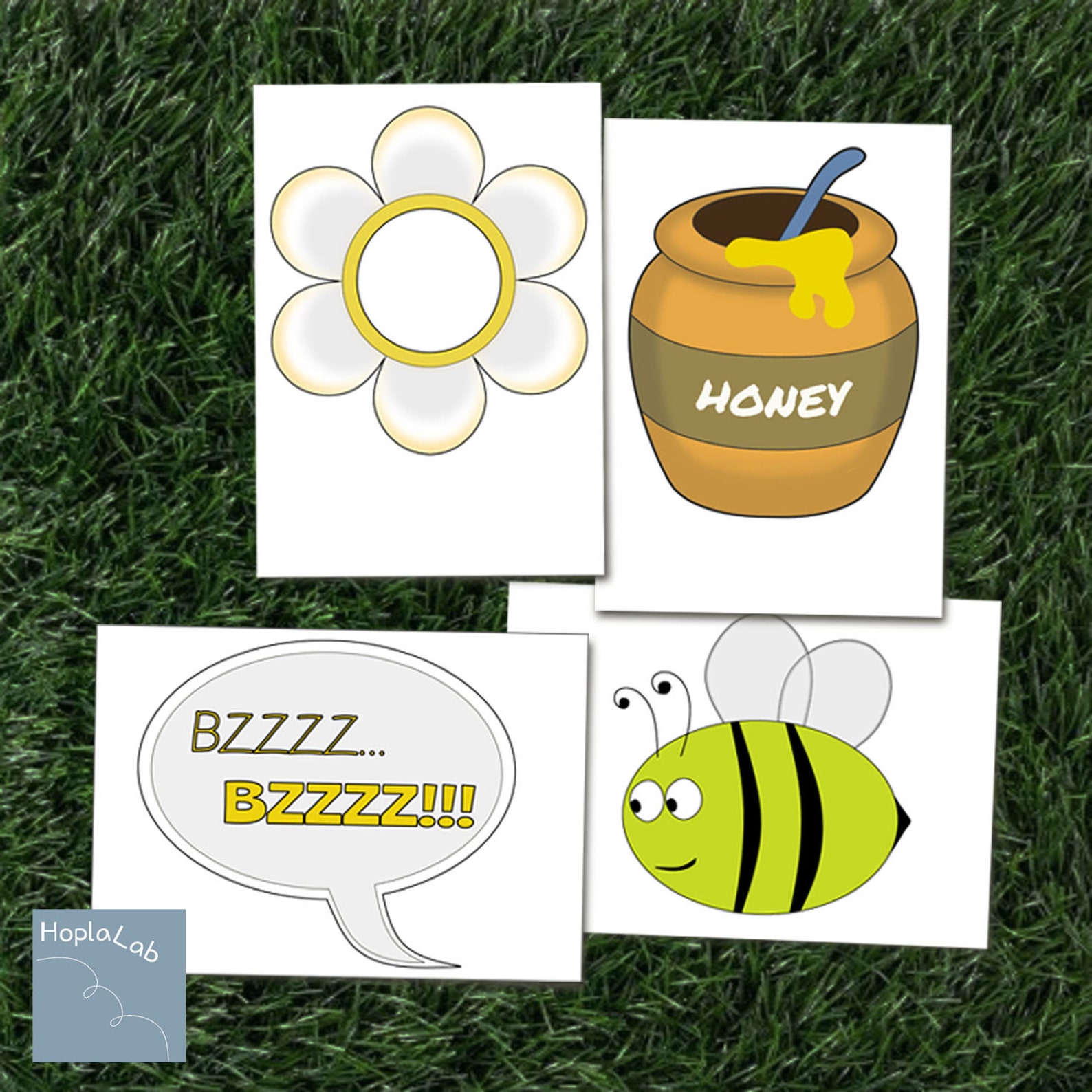 HONEY BEE PHOTO Booth Props, Hive-themed Baptism, Honey Garden Summer ...