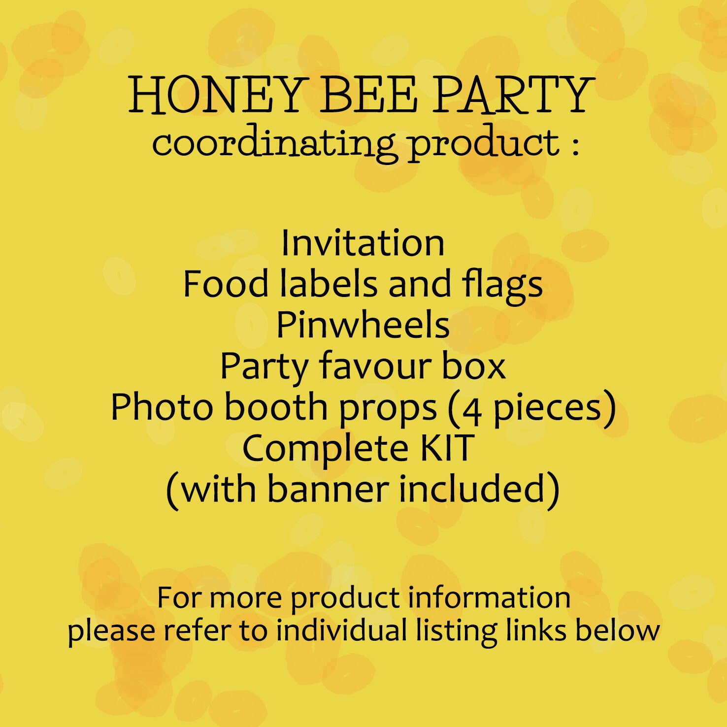 HONEY BEE Printable Party Favor DIY Hive Party Favor - Etsy