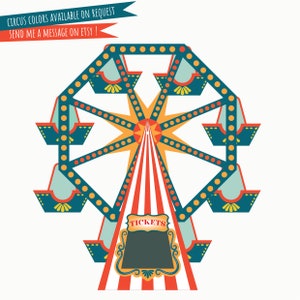 Ferris Wheel Centerpiece, Carnival Party Decorations, Baby Shower ...