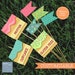 PRINTABLE FOOD LABELS and Straw Flags for an Ice Cream-themed Party ...
