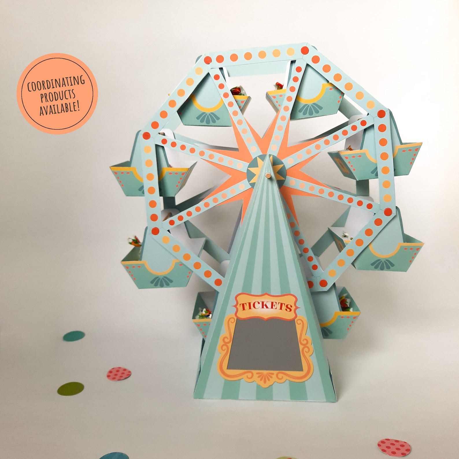 Ferris Wheel Centerpiece, Carnival Party Decorations, Baby Shower ...