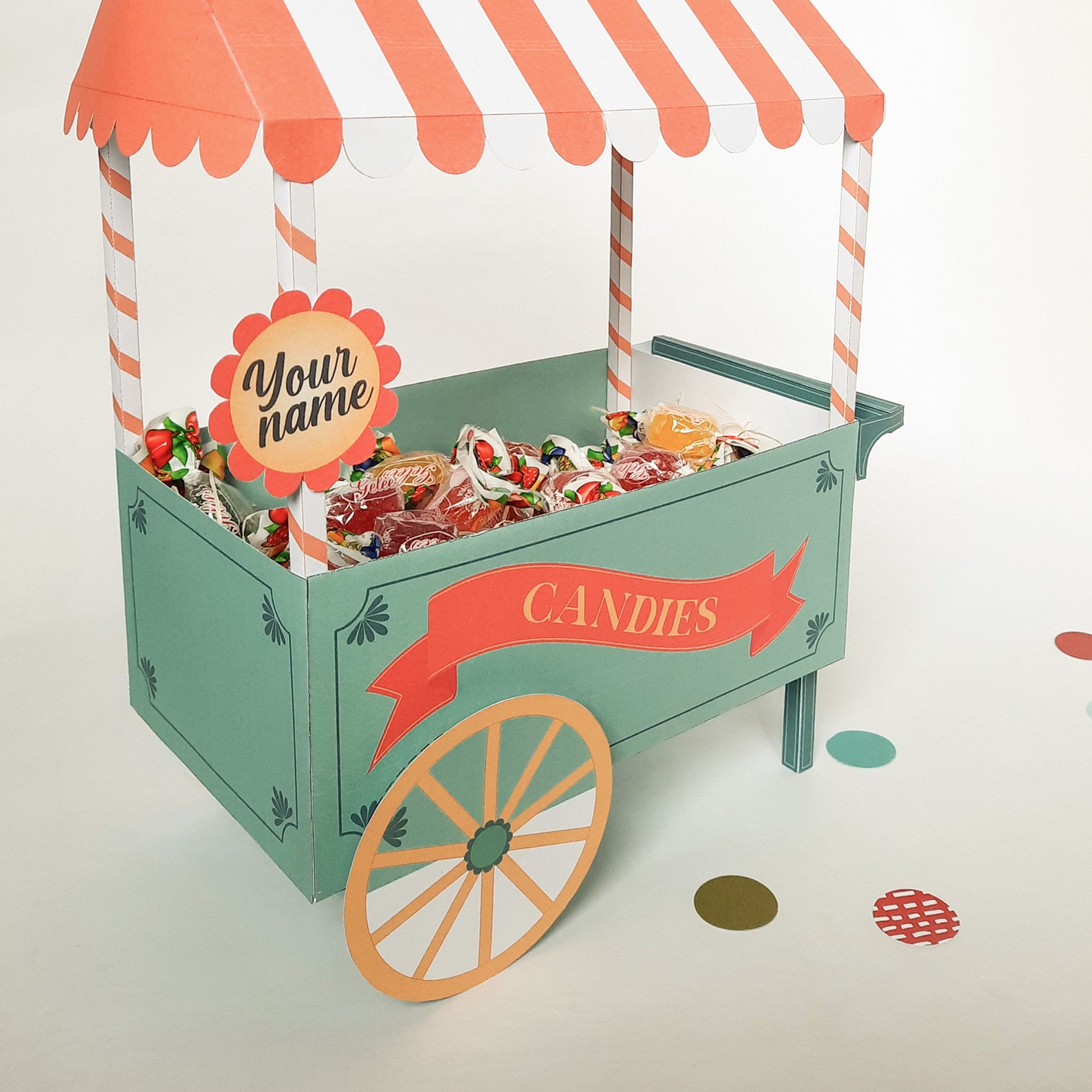 Candy Cart Good for a Carnival Birthday Printable Candy - Etsy Canada