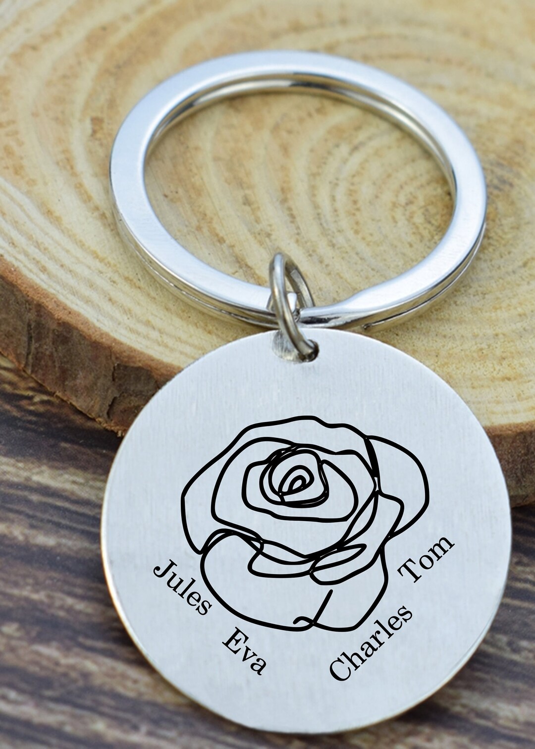 Personalized Key Ring Quote Mother's Day Mothers Love Child Gifts - Etsy