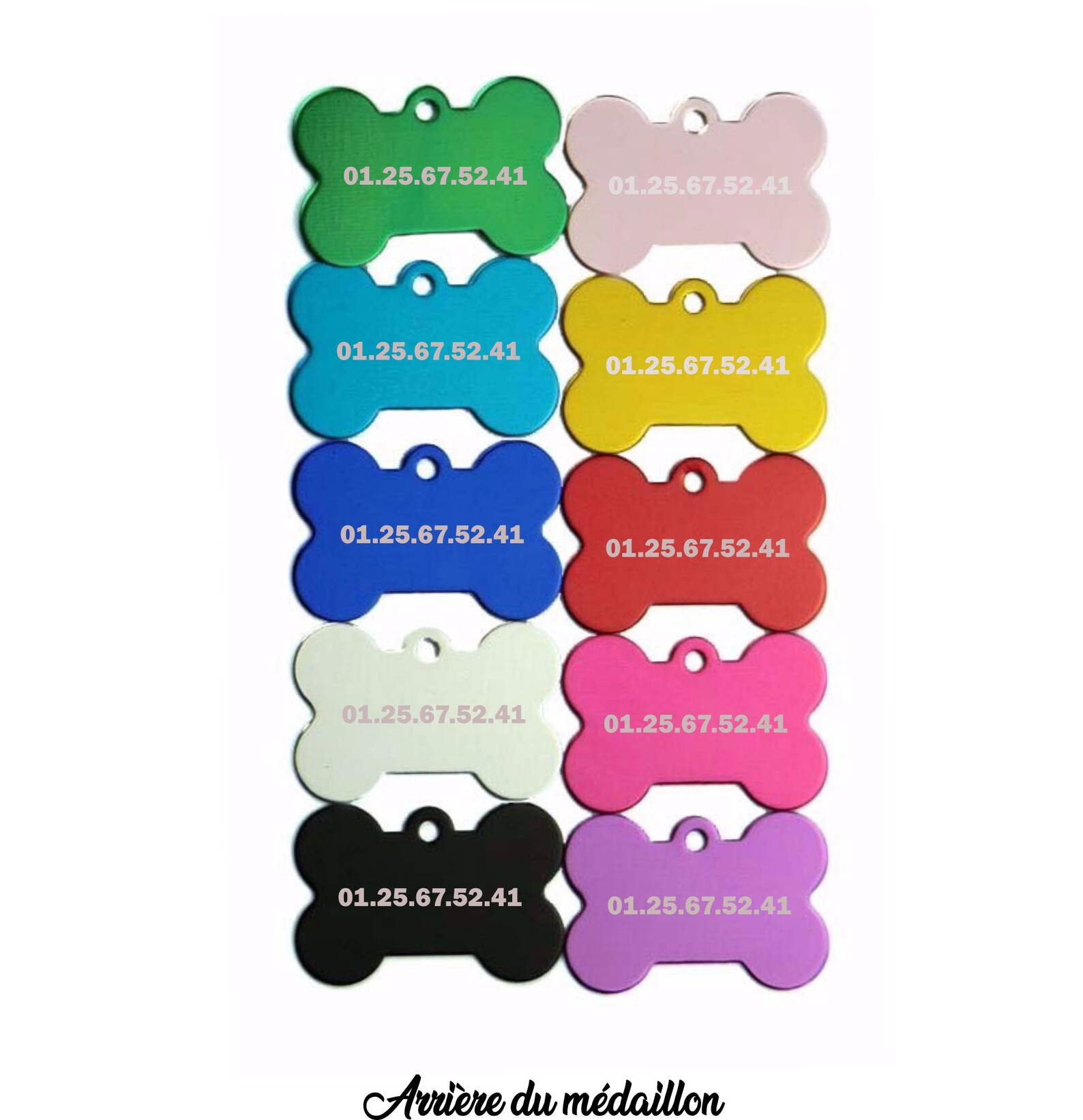 Customizable Animal Identification Medal Personalized Animal Dog ...