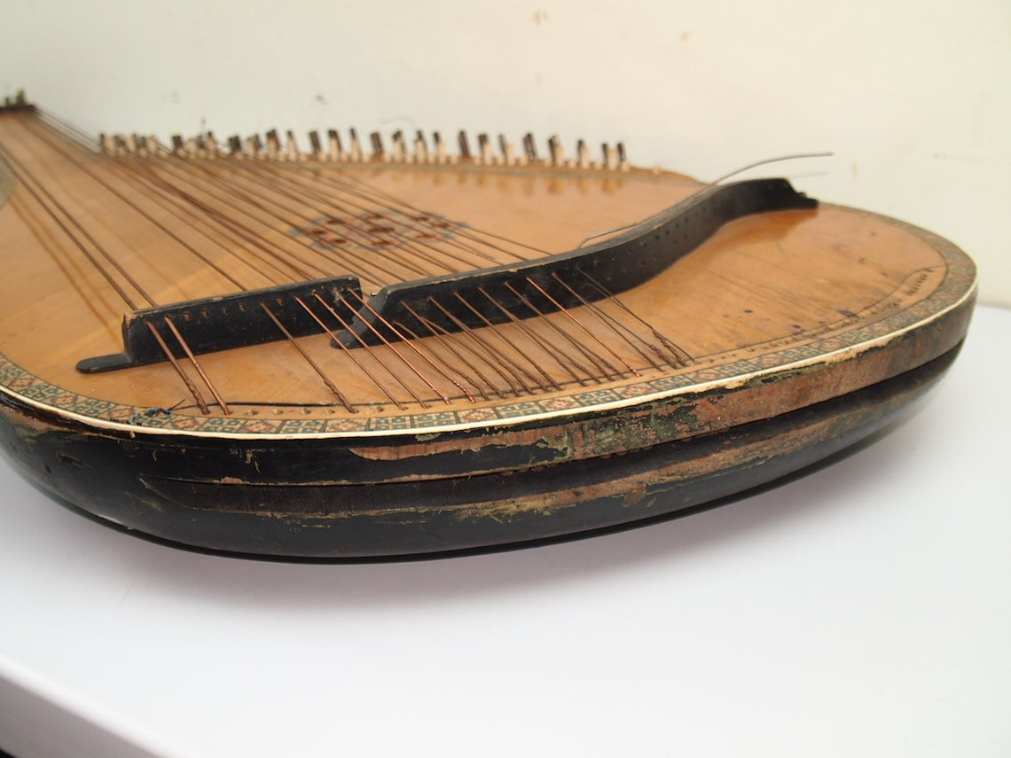 Vintage National Ukrainian folk string instrument Bandura | Etsy