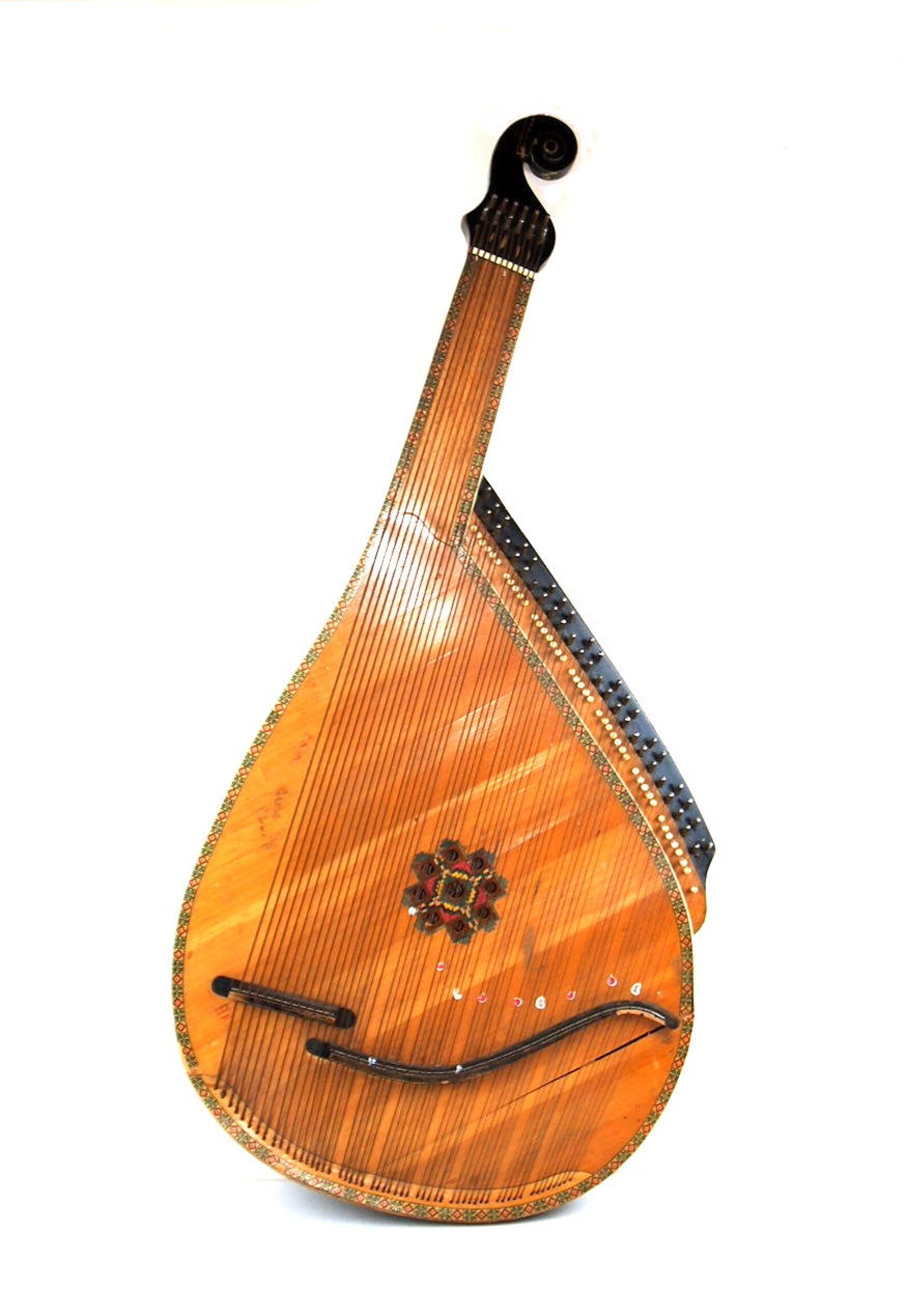 Vintage National Ukrainian folk string instrument Bandura | Etsy