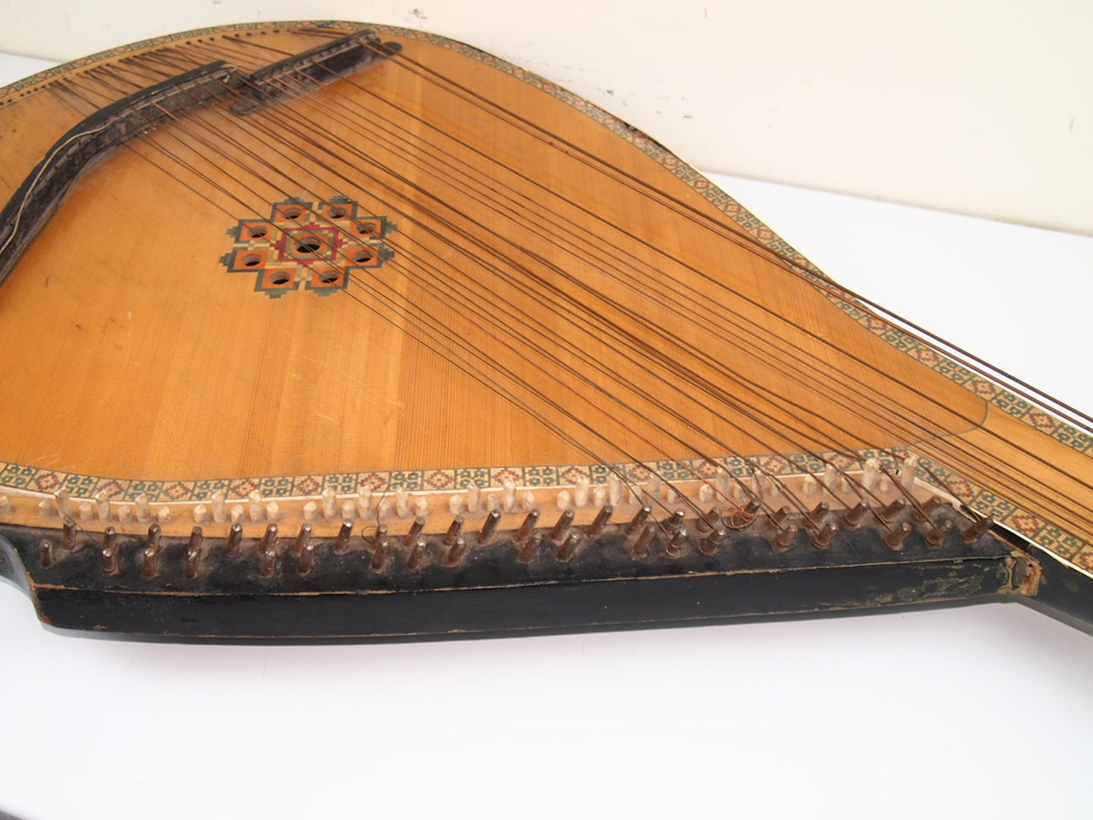 Vintage National Ukrainian folk string instrument Bandura | Etsy