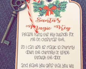 Santas magic key | Etsy